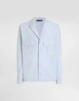 Dolce & Gabbana Striped Cotton Martini Shirt Shirts - Multicolor