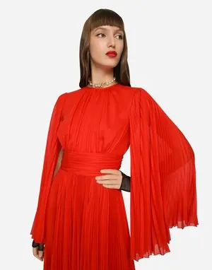 Dolce & Gabbana Long Chiffon Dress Dresses