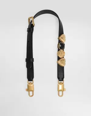 Dolce & Gabbana Calfskin Shoulder Strap - Black