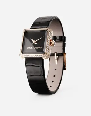 Dolce & Gabbana 18-carat Rose Gold And Diamond Watch