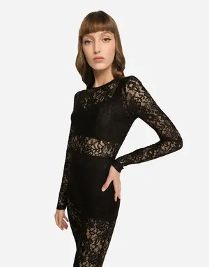 Dolce & Gabbana Lace Jumpsuit Dresses