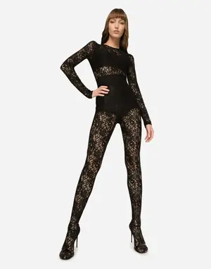 Dolce & Gabbana Lace Jumpsuit Dresses