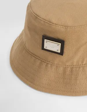 Dolce & Gabbana Canvas Bucket Hat With Branded Tag Accessories