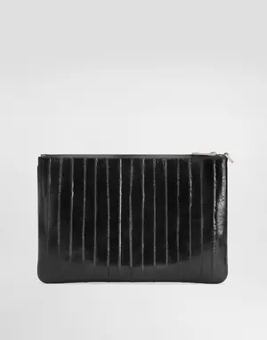 Dolce & Gabbana Eel Skin Necessaire Briefcase And Clutches