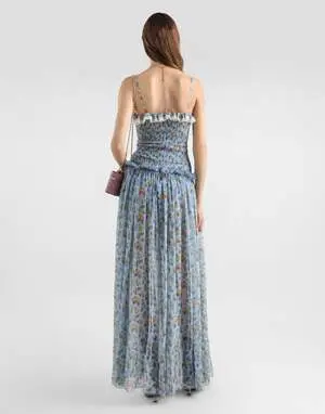 Dolce & Gabbana Small Floral-print Chiffon Dress Dresses