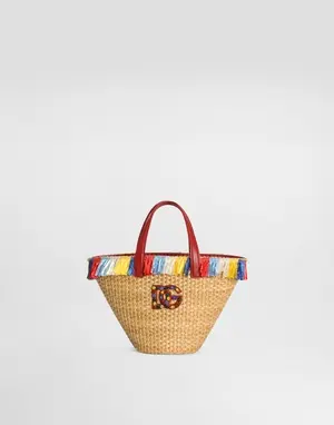 Dolce & Gabbana Raffia Coffa Bag Accessories - Multicolor