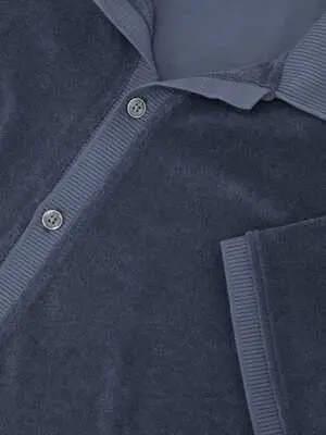 REISS Towelling Short-sleeve Shirt