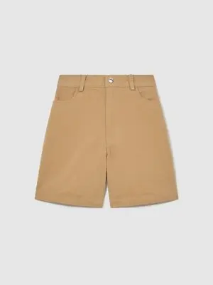 REISS 3-9 Yrs Cotton Twill Bermuda Shorts - Sand