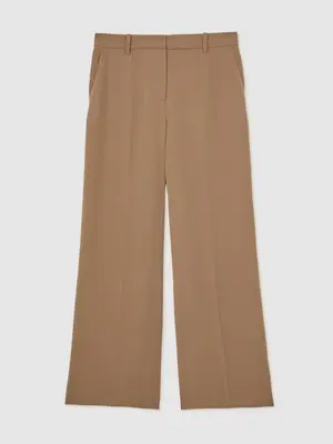 REISS Wide-leg Tailored Trousers