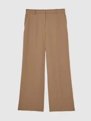 REISS Wide-leg Tailored Trousers