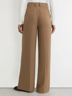 REISS Wide-leg Tailored Trousers