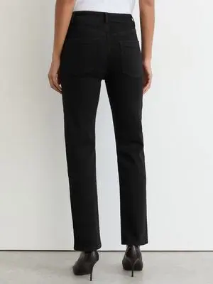 REISS Petite Slim-leg Mid-rise Jeans - Black