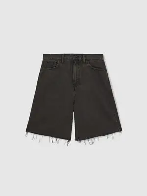 Good American American Denim Barrel Shorts