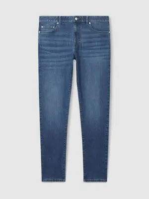 REISS Maddison Tapered Slim-fit Jeans - Blue
