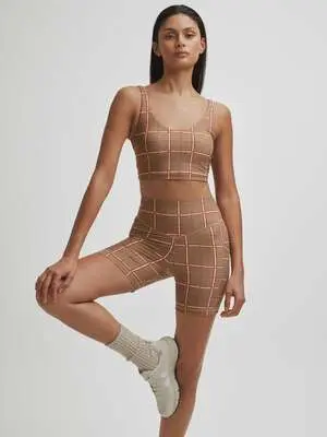 The Upside Check Spin Shorts