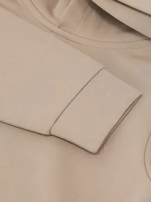 REISS 3-9 Yrs Premium Interlock-jersey Hoodie - Stone