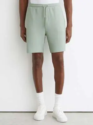 REISS Textured Side-stripe Drawstring Shorts