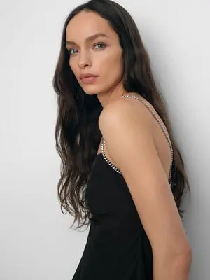 REISS Chain-strap Cami Top