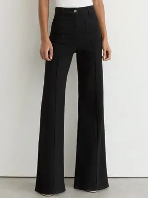 REISS Patch-pocket Flared Jeans