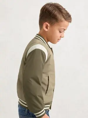 REISS 3-9 Yrs Colour-block Bomber Jacket