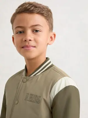 REISS 3-9 Yrs Colour-block Bomber Jacket