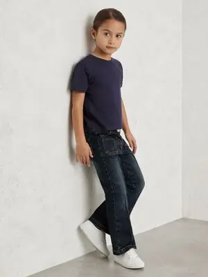 REISS 3-9 Yrs Cotton Crew-neck T-shirt - Navy