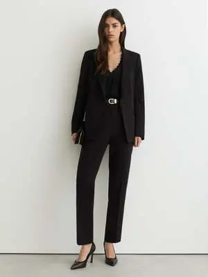 REISS Slim-fit Suit Trousers - Black