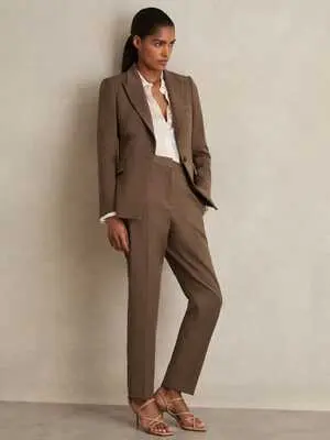 REISS Slim-fit Suit Trousers - Mink Neutral