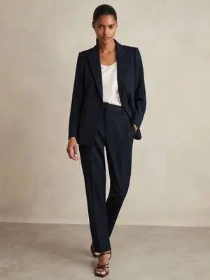 REISS Slim-fit Suit Trousers - Navy