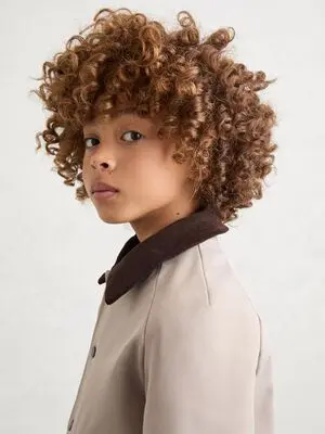 REISS 9-13 Yrs Corduroy-collar Chore Jacket