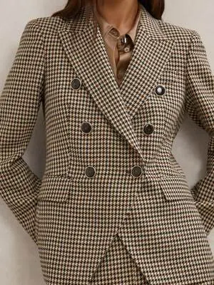 REISS Petite Wool-blend Double-breasted Blazer