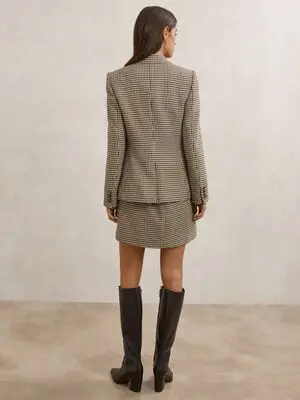 REISS Petite Wool-blend Double-breasted Blazer