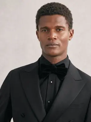 REISS Marcelular Fit Cotton Dinner Shirt - Black