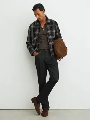 REISS Bishopsgate Straight-leg Jeans - Black