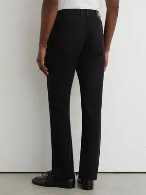 REISS Straight-leg Jeans - Solid Black
