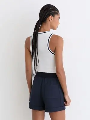 REISS Premium Interlock Drawstring Shorts
