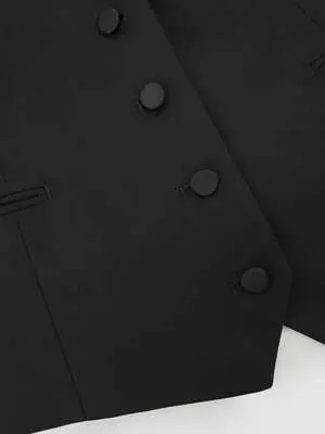 REISS Atelier Wool-blend Tuxedo Waistcoat