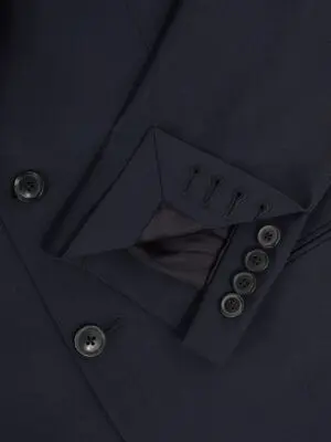 REISS Modern Fit Travel Blazer - Navy