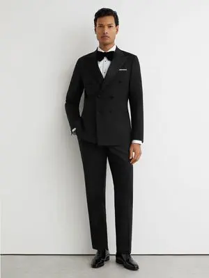 REISS Db Tailored Fit Double-breasted Tuxedo Jacket