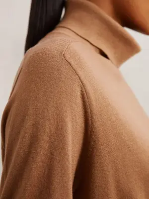 REISS Wool Roll-neck Jumper