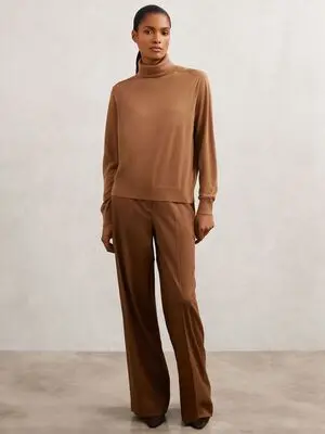 REISS Wool Roll-neck Jumper