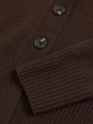REISS 4-9 Yrs Wool-blend Fitted Cardigan With Cashmere