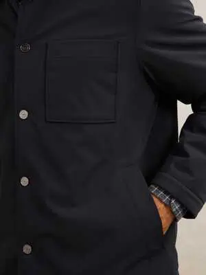 REISS Lightly-padded Patch-pocket Overshirt