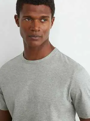 REISS Air-water Cotton Tailored-fit T-shirt