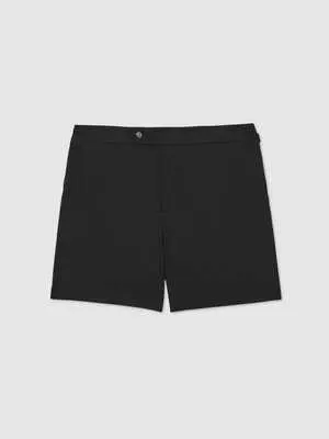 REISS Side Adjuster Swim Shorts - Black