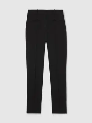 REISS Pintuck Tapered Trousers