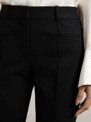 REISS Pintuck Tapered Trousers