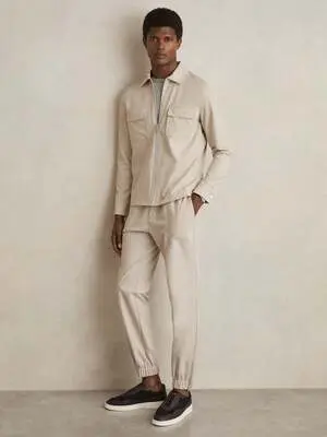 REISS Climb Stretch- Cuffs - Stone