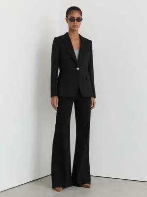 REISS Wool-blend Textured Single-breasted Blazer