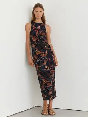 REISS X Nybg Printed Jersey Midi Dress